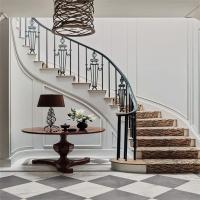 China Rectangle Top Pipe Galvanized Steel Railing Balustrades For Modern Cheap Stair for sale