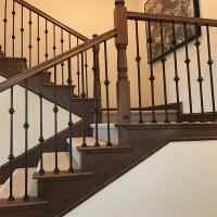 China post base Stair Railing System Top-Ranked With Slot Tube Fitting Brackets for sale