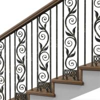 China Luxury Style Railing Steel Pipe Handrail Perimeter Security System for sale