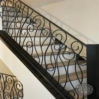 China Exterior Aluminum Stair Railing Square Pillar With Support Brackets for sale