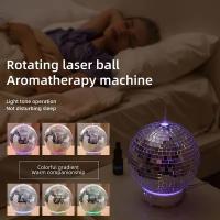 China Mirror Ball Essential Oil Diffuser 100ml 7 Color Lights Ultrasonic Aroma Diffuser for Home Office for sale
