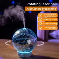 China Mirror Ball Essential Oil Diffuser 100ml 7 Color Lights Ultrasonic Aroma Diffuser for Home Office for sale