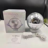 China Mirror Ball Essential Oil Diffuser 100ml 7 Color Lights Ultrasonic Aroma Diffuser for Home Office for sale