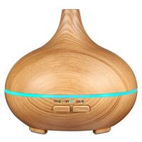China 24V 150ml Wooden Cool Mist Humidifier Aroma Essential Oil Diffuser for Home Decorative Eco Friendly for sale