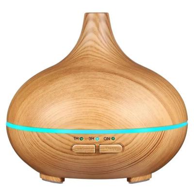 China 24V 150ml Wooden Cool Mist Humidifier Aroma Essential Oil Diffuser for Home Decorative Eco Friendly for sale