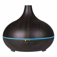 China 24V 150ml Wooden Cool Mist Humidifier Aroma Essential Oil Diffuser for Home Decorative Eco Friendly for sale
