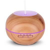 China 200ml Wood Grain Essential Oil Aroma Diffuser for Large Room with 7 Color Night Light 25-30 sqm Coverage for sale