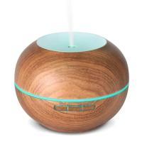 China 200ml Wood Grain Essential Oil Aroma Diffuser for Large Room with 7 Color Night Light 25-30 sqm Coverage for sale