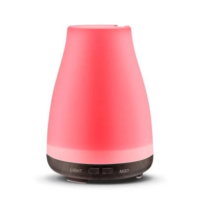 China Private Label 100ml Ultrasonic Aroma Essential Oil Diffuser White PP for Home Office Spa 2.4MHz for sale