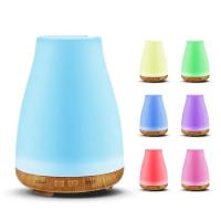 China Private Label 100ml Ultrasonic Aroma Essential Oil Diffuser White PP for Home Office Spa 2.4MHz for sale