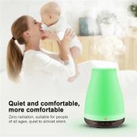 China Private Label 100ml Ultrasonic Aroma Essential Oil Diffuser White PP for Home Office Spa 2.4MHz for sale