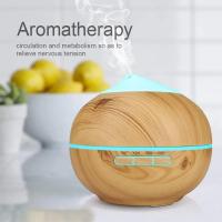 China Ultrasonic Essential Oil Aroma Diffuser 200ml Wood Grain for Home Office Hotel for sale