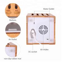 China 200ml Real Bamboo Essential Oil Diffuser with 7 LED Colors and Auto Shut-Off for sale