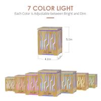 China Wholesale 200ml Bamboo Ultrasonic Aromatherapy Diffuser with LED Light for Home Fragrance for sale