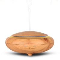 China Mini 150ml Ultrasonic Air Humidifier Aromatherapy Essential Oil Diffuser Wood Grain 24V for Office Bedroom for sale
