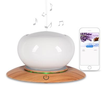 China High Quality Humidifier Aromatherapy Essential Oils Humidifier Smart App Control Music Ceramic Porcelain Aroma Diffuser for sale