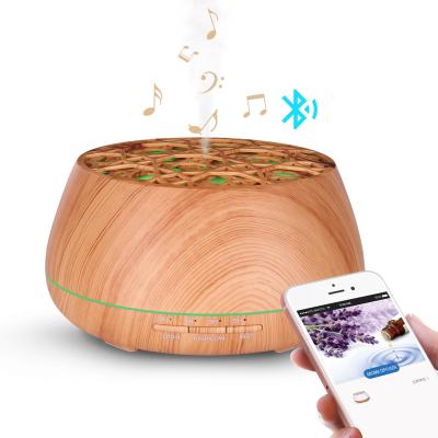 China 400ml Ultrasonic Aroma Diffuser with LED Color Change and Music Play for Home Office for sale