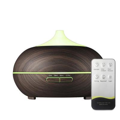 China 300ml Wood Grain Aroma Essential Oil Diffuser Humidifier Air Purifier for Large Room Office for sale