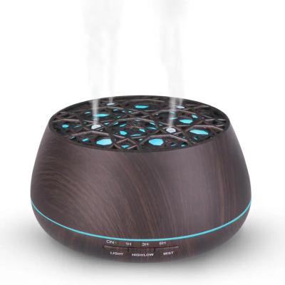 China 400ml Ultrasonic Essential Oil Diffuser 7 Color LED Aromatherapy Humidifier for Home Office for sale