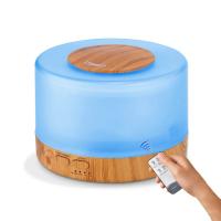 China 500ml Ultrasonic Essential Oil Diffuser Aromatherapy Machine with Remote Control and LED Night Light for sale