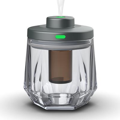 China Rechargeable Waterless Essential Oil Diffuser Nebulizer 30dB Low Noise Portable for Home Car Large Room for sale