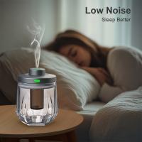 China Rechargeable Waterless Essential Oil Diffuser Nebulizer 30dB Low Noise Portable for Home Car Large Room for sale