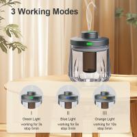 China Rechargeable Waterless Essential Oil Diffuser Nebulizer 30dB Low Noise Portable for Home Car Large Room for sale