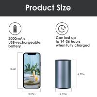 China Waterless Essential Oil Diffuser 2H Charge Portable Travel Office Aromatherapy for sale