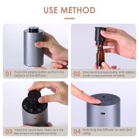 China Waterless Essential Oil Diffuser 2H Charge Portable Travel Office Aromatherapy for sale