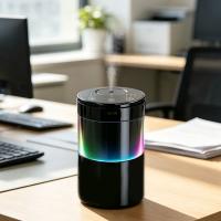 China Mini Waterless Essential Oil Diffuser 20ml USB Rechargeable Car Aromatherapy with Colorful Lights for sale