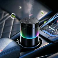 China Mini Waterless Essential Oil Diffuser 20ml USB Rechargeable Car Aromatherapy with Colorful Lights for sale