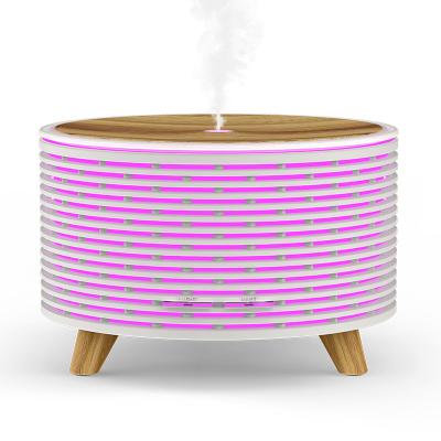 China 400ml Electric Aroma Diffuser with LED Night Light Tabletop Humidifier 24V for Hotel Spa Bedroom for sale