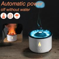 China 360ml Ultrasonic Volcano Aroma Diffuser with 7 Color LED Light Remote Control Humidifier 24V for sale