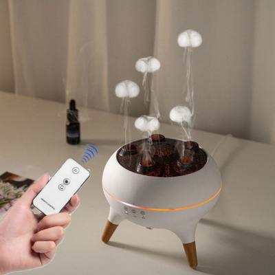 China Jellyfish Essential Oil Diffuser 250ml with LED Light Remote Control for Home Hotel for sale
