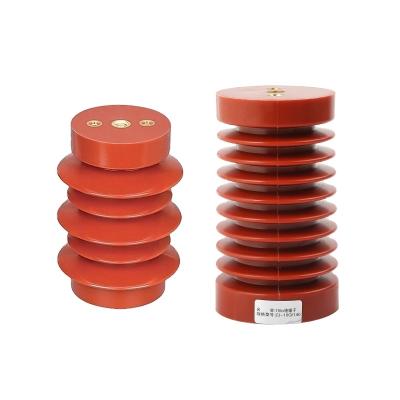 China TNNPI Red Epoxy Resin Insulator 10KV 35KV Flame Retardant Lightning Protection High Voltage Insulator for sale
