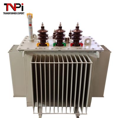 China Oil Immersed Distribution Transformer 30-2500KVA 11kV ONAN Cooling Copper Aluminum Windings for sale