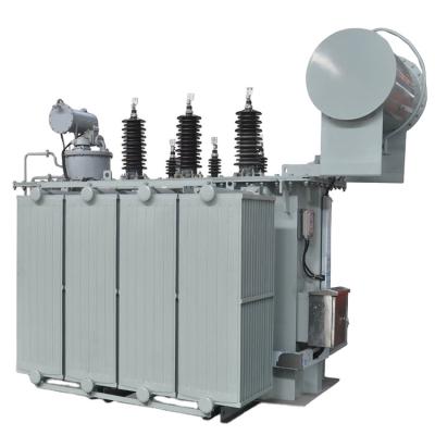 China Forced Air Cooling Oil Immersed Power Transformer 10-200 MVA Copper Coil Tapping Range ±2x2.5% for sale