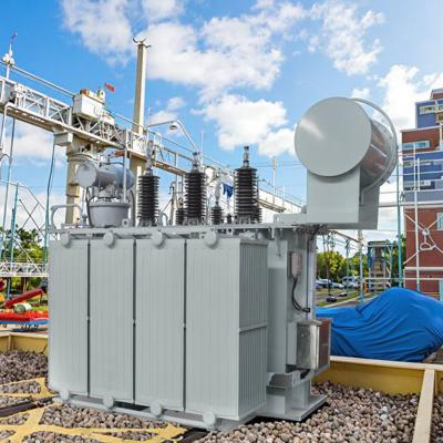 China Oil Immersed Power Transformer Three Phase 33kV 110kV 120 MVA High Voltage Energy Transfer for Industrial for sale