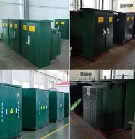 China Powder Coated Steel Enclosure 3000kVA Oil Filled Transformer for Commercial Power Systems for sale