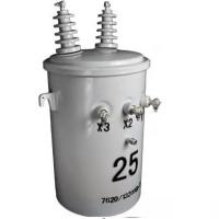 China Oil Immersed Pole Mounted Transformer 30-1600 KVA ANSI Mineral Oil or Synthetic Ester for sale