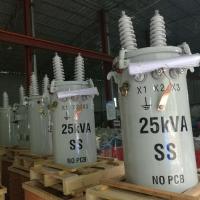China Oil Immersed Pole Mounted Transformer 30-1600 KVA 10-35 kV IEEE Compliant for sale