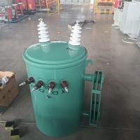 China Oil Immersed Pole Mounted Transformer 30-1600 KVA 10-35 kV IEEE Compliant for sale