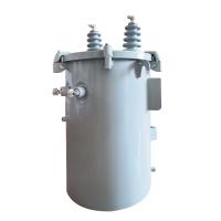 China Oil Immersed Pole Mounted Transformer 25kVA 100kVA Three Phase Outdoor Distribution for sale