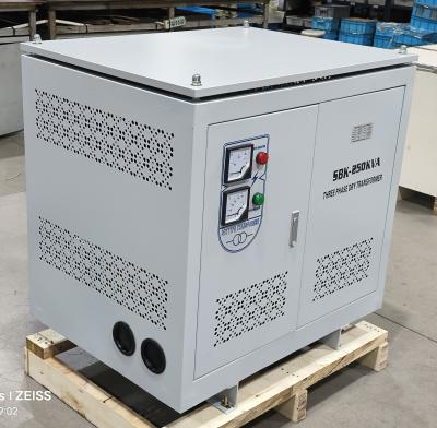 China TNNPI SG SBK Dry Type Three Phase Transformer 1000V 50 60 Hz Class F Insulation for sale