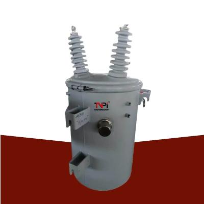 China 25kVA 200kVA Single Phase Pole Mounted Oil Immersed Power Transformer for sale