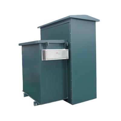 China Pad Mounted Transformer 30kVA 15kVA Weatherproof IP54 Tamper Resistant Outdoor Power Distribution for sale