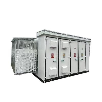 China Cold Rolled Steel Box Type Substation 10kV 50kVA with On Load Tap Changer and Control Panels for sale
