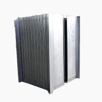 China Steel Transformer Radiator Up to 1.0 MPa Oil Cooled Flanged Connection for Industrial Electrical Equipment for sale