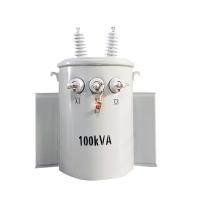 China Single Phase Oil Immersed Distribution Transformer 10kVA 200kVA 60Hz for Rural Power Supply for sale