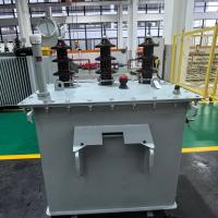 China 13.8kV 34.5kV Pole Mounted Oil Immersed Distribution Transformer IEC Standard ONAN Cooling Fully Sealed for sale